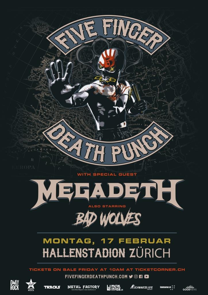 Five Finger Death Punch, Megadeth, Bad Wolves ϟ Metalinside