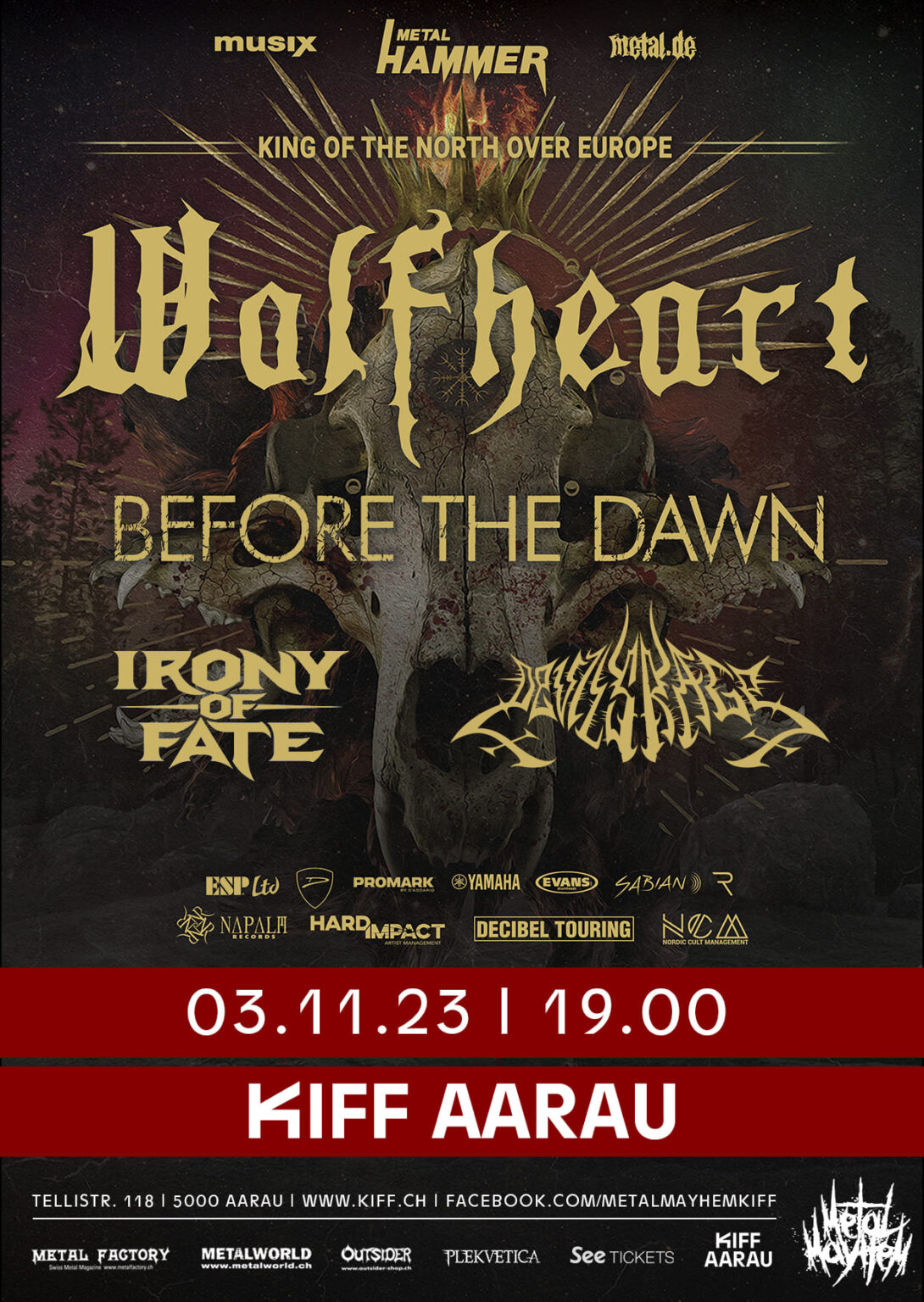 Wolfheart, Before The Dawn, Irony Of Fate, Devils Rage ϟ Metalinside