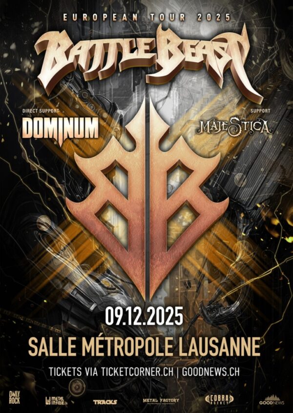 Battle-Beast-Salle-Metropole-Lausanne-2025 auf dem Metal Web-Fanzine ...