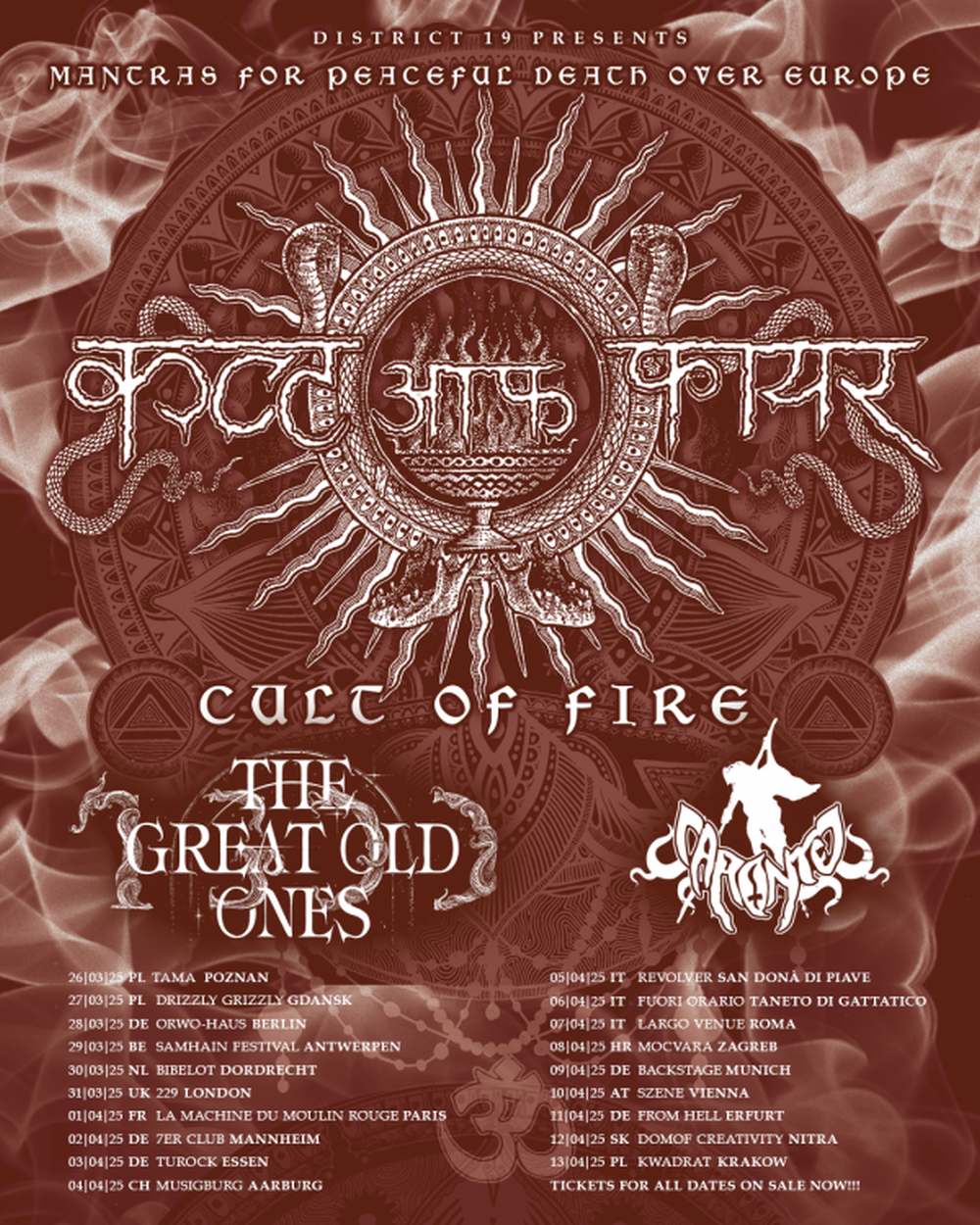 Cult Of Fire, The Great Old Ones, Caronte ϟ Metalinside